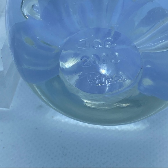 Joe Rice | Other | Gorgeous Joe Rice Glass Paperweight With Light Blue ...